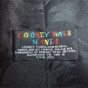 Warner Bros. | Accessories | Looney Tunes Neck Tie Smiley Faces Taz ...